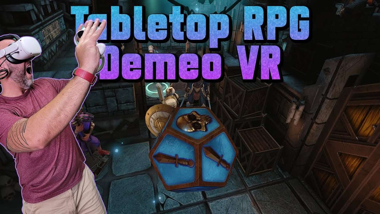 A VR Tabletop RPG Dungeon Crawler - Let’s Play Demeo! - OMG It's Derek