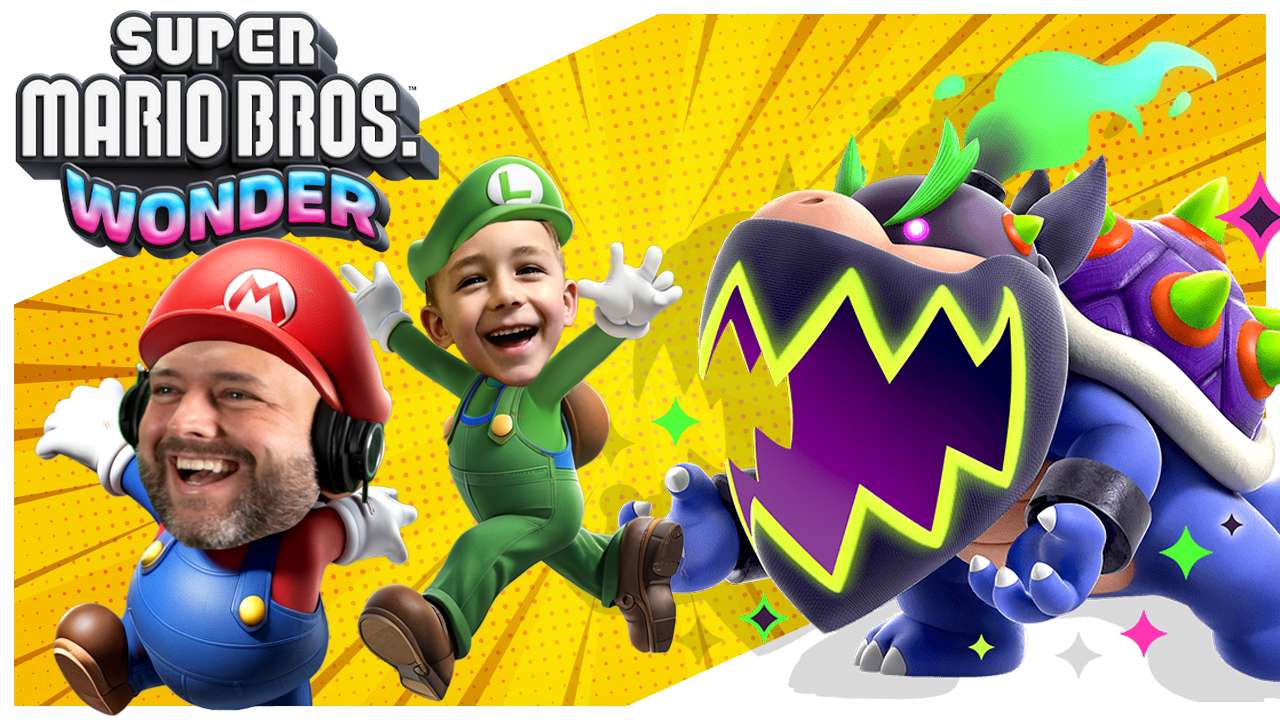 Super Mario Bros Wonder | Father-Son Gameplay Fun! - OMG It's Derek
